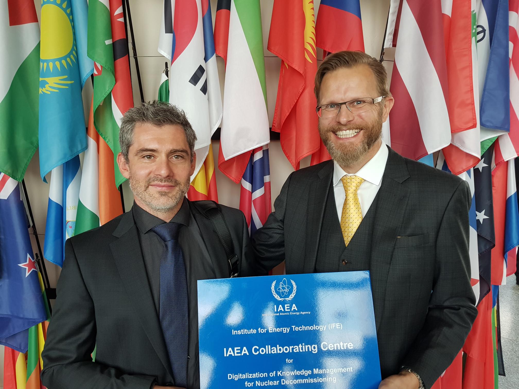 IFE - the first IAEA collaborating centre in the field of nuclear decommissioning - IFE
